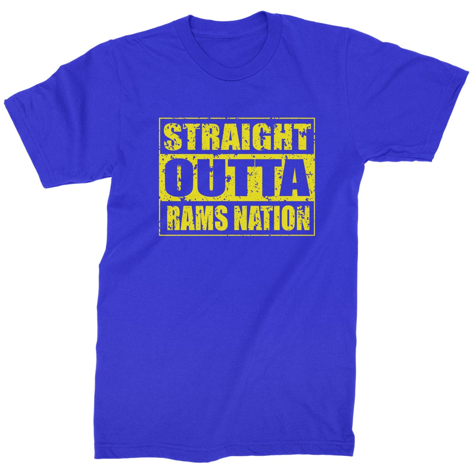 Straight Outta Rams Nation Football Mens T-shirt, Sport Shirt, Rams ...