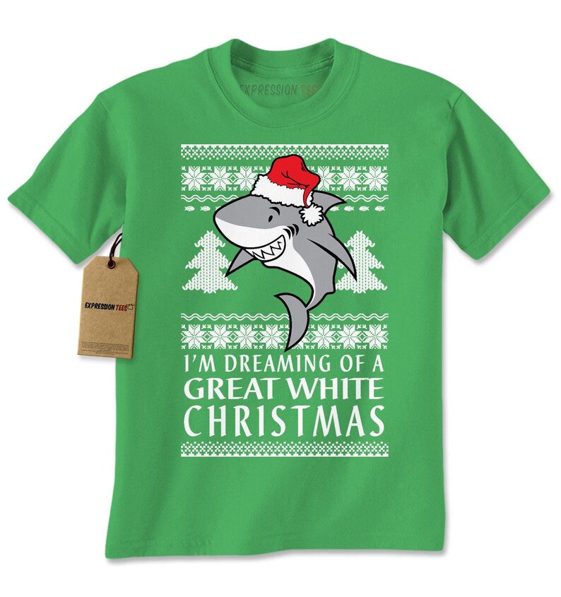 Dreaming Of A Great White Christmas Mens T-shirt | Etsy