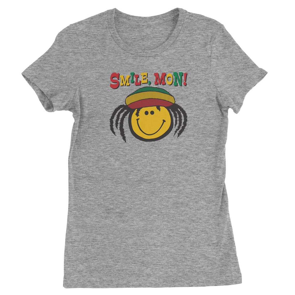 Smile Mon Funny Face Womens T-shirt - Etsy