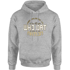 Who Dat Nation New Orleans (color) Adult Hoodie Sweatshirt - Etsy