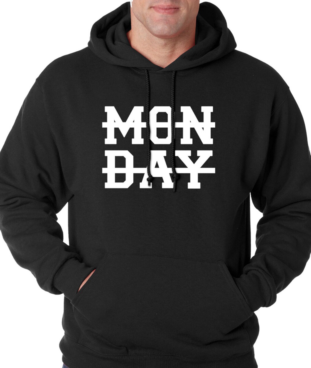 Hoodie “monday” Hoodie Printed Groupie Fan Hoodie #1135 - Etsy
