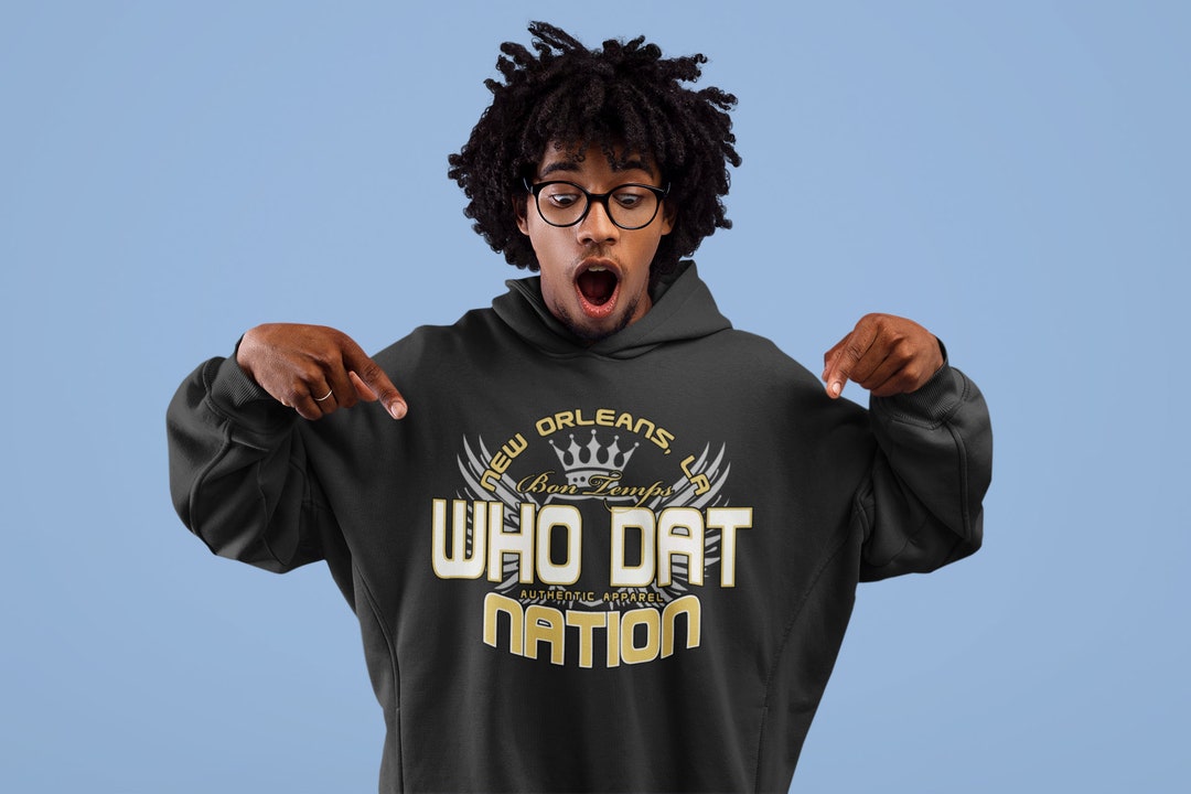 Who Dat Nation New Orleans (color) Adult Hoodie Sweatshirt - Etsy