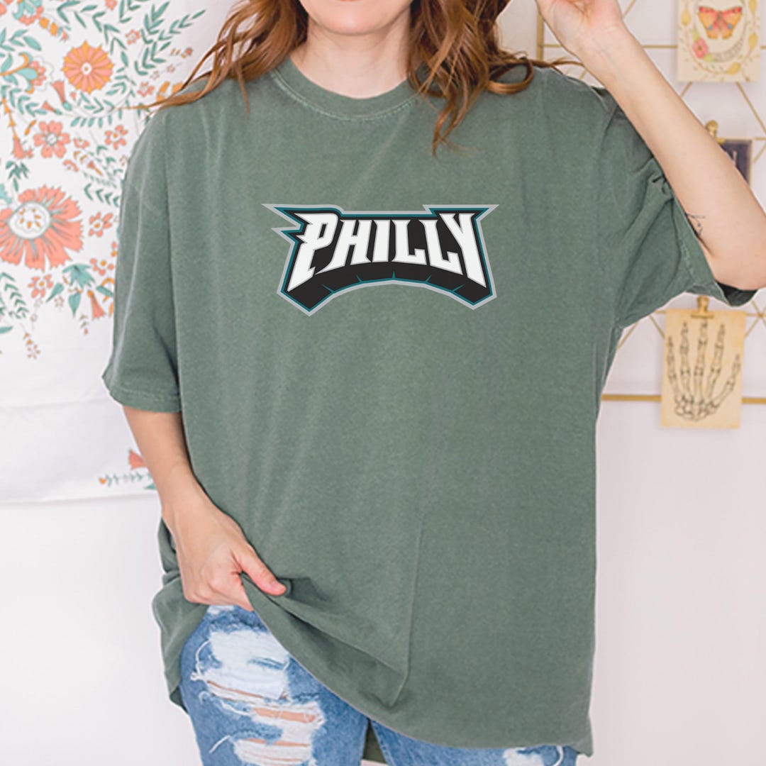 Philly Bold Block Throwback Vintage Soft Unisex T-shirt - Etsy