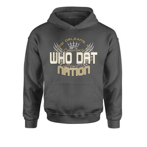 Who Dat Nation New Orleans color Youth-sized Hoodie - Etsy