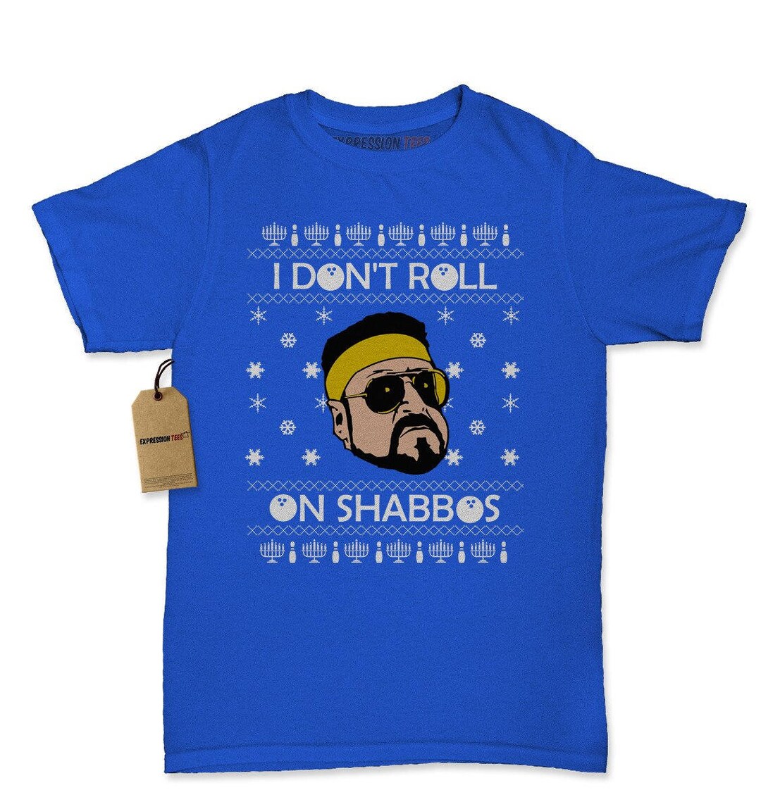 I Don't Roll on Shabbos Lebowski Ugly Christmas Womens T-shirt - Etsy