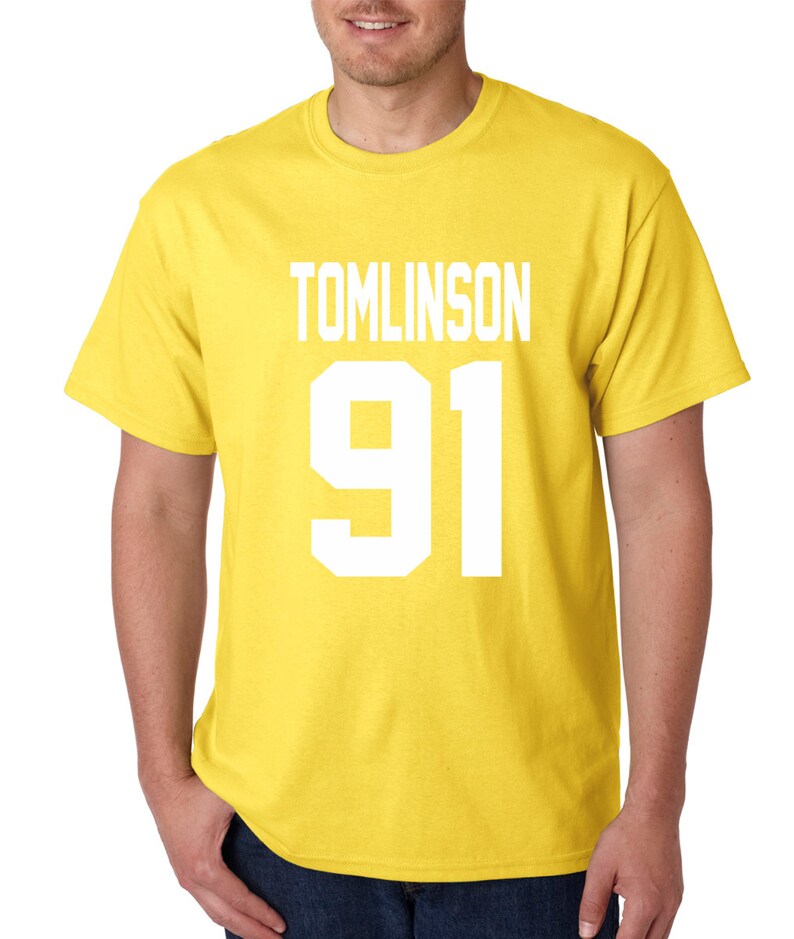 Men’s Tomlinson 91 Shirt Custom Printed Birth Year 1991 T-shirt #1145 ...
