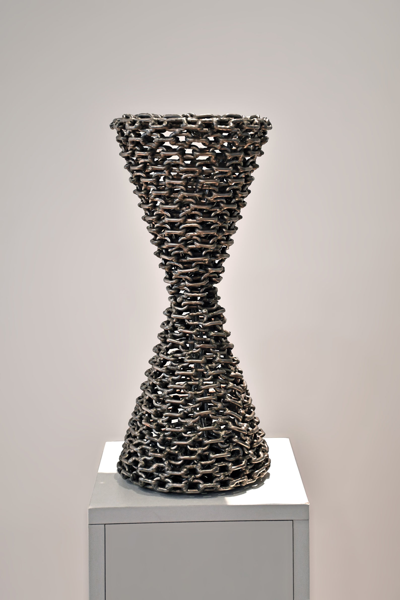 Stainless Steel Hourglass Sculpture: Raw Metal Geometric Art - Etsy