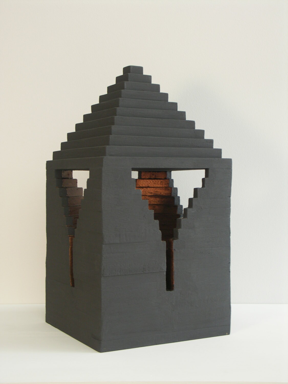 Pyramidal Keyhole | Minimalism | Wood Sculpture | Architecture ...