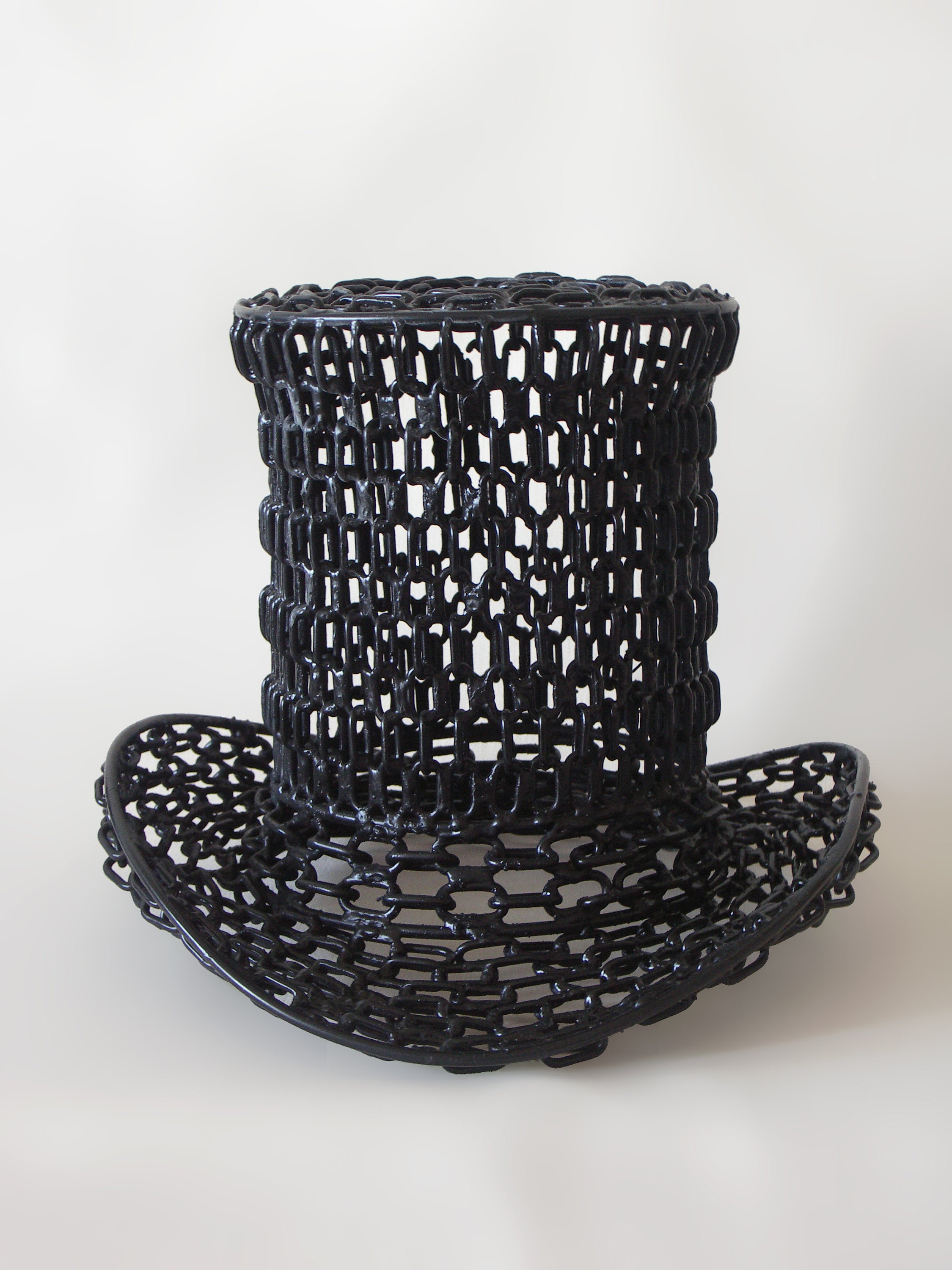 Original Modern Sculpture Cylinder Hat Fashion Art Top Hat Metal ...
