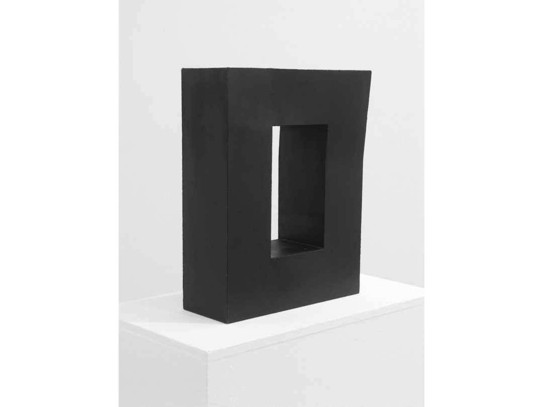 Modern Minimalist Sculpture Block With Distorted Angle - Etsy