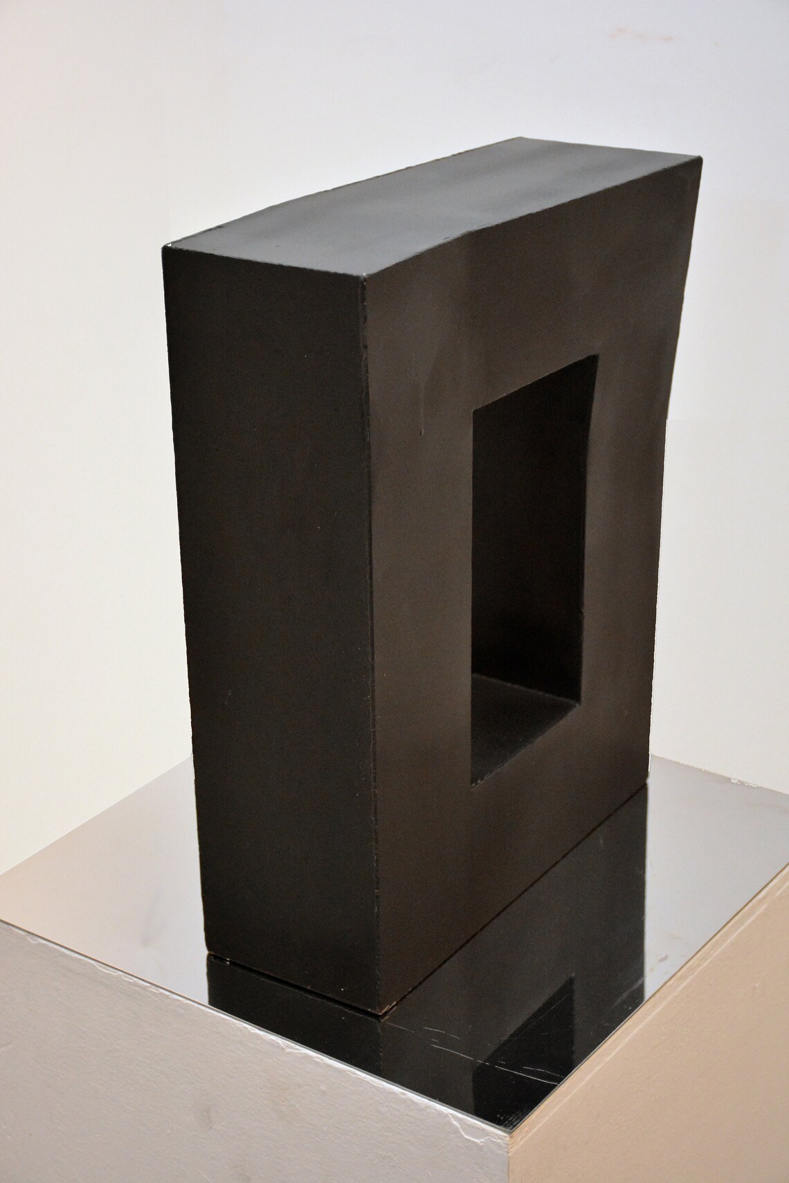 Modern Minimalist Sculpture Block With Distorted Angle - Etsy