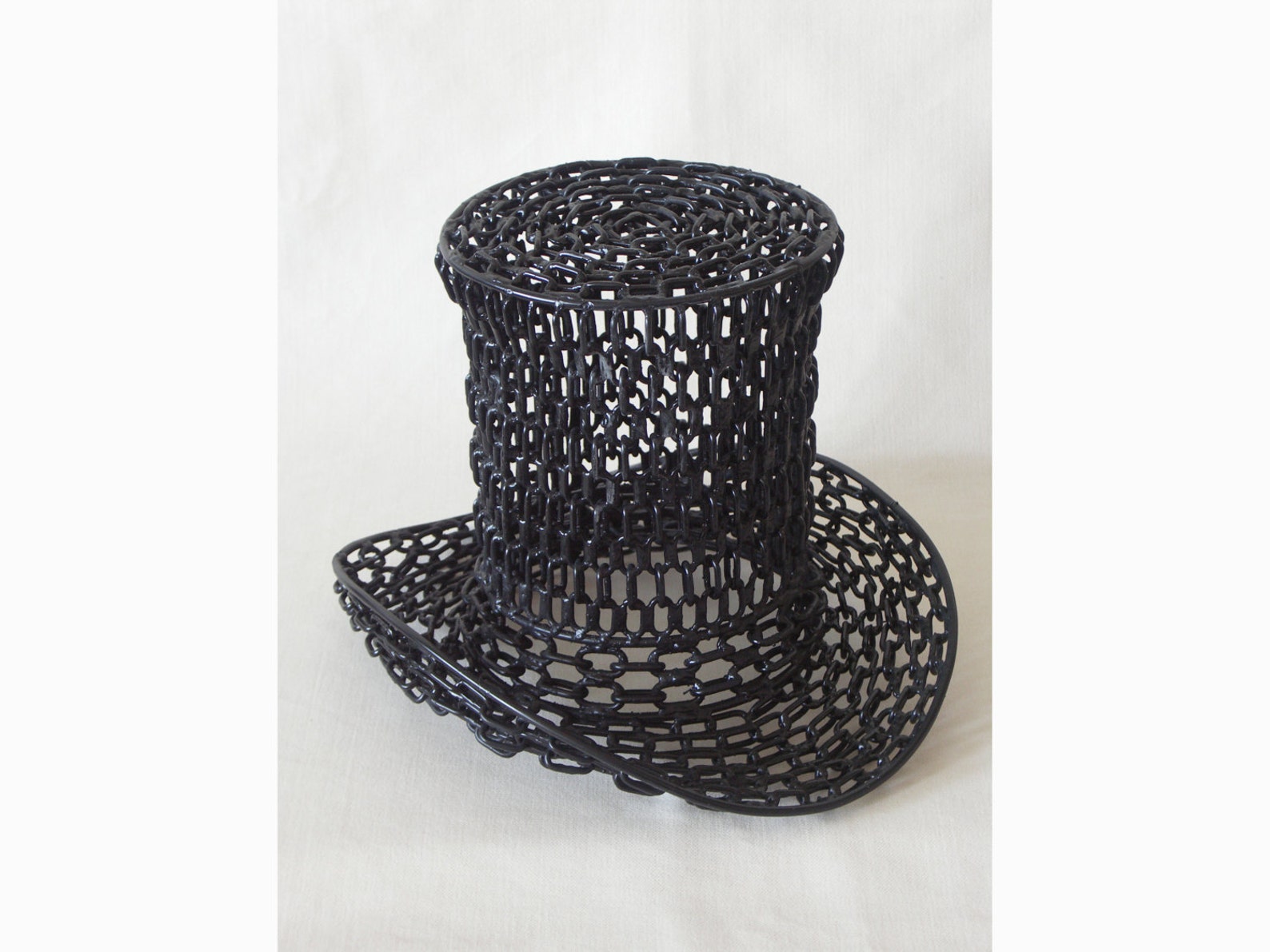 Original Modern Sculpture Cylinder Hat Fashion Art Top Hat Metal ...