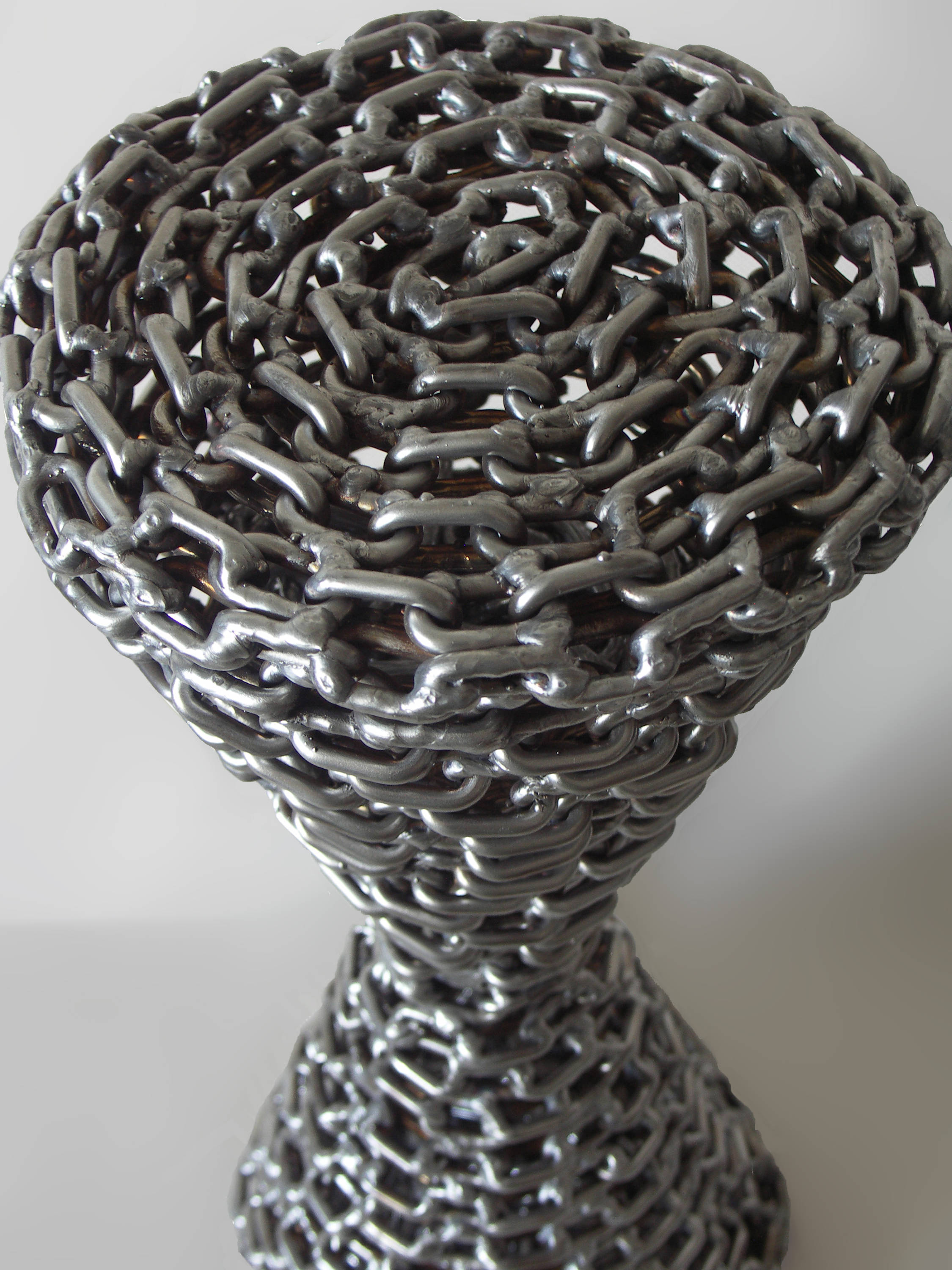Stainless Steel Hourglass Sculpture: Raw Metal Geometric Art - Etsy