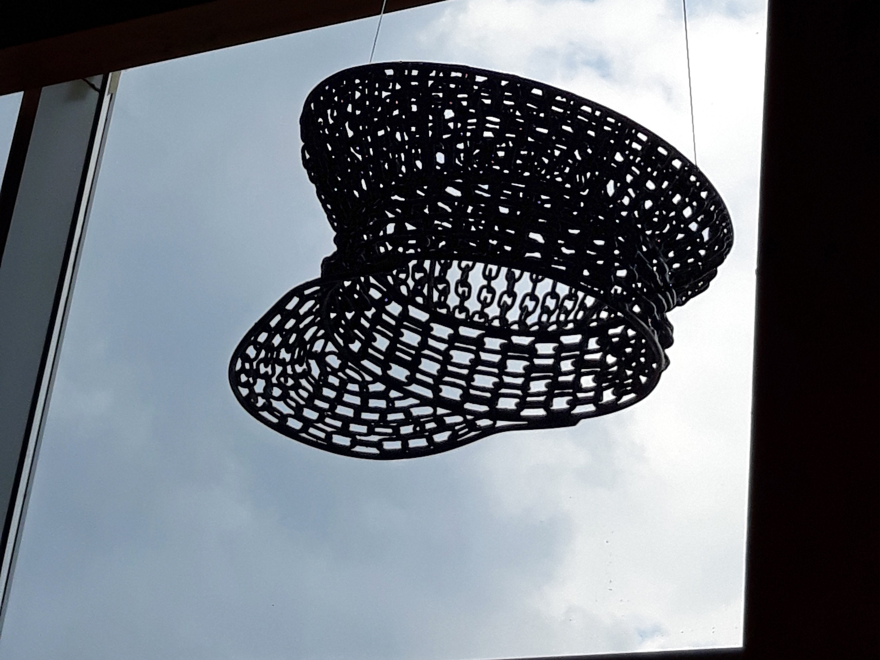 Handmade Modern Sculpture Parade Hat Hat Pop Art Fashion Art Metal ...