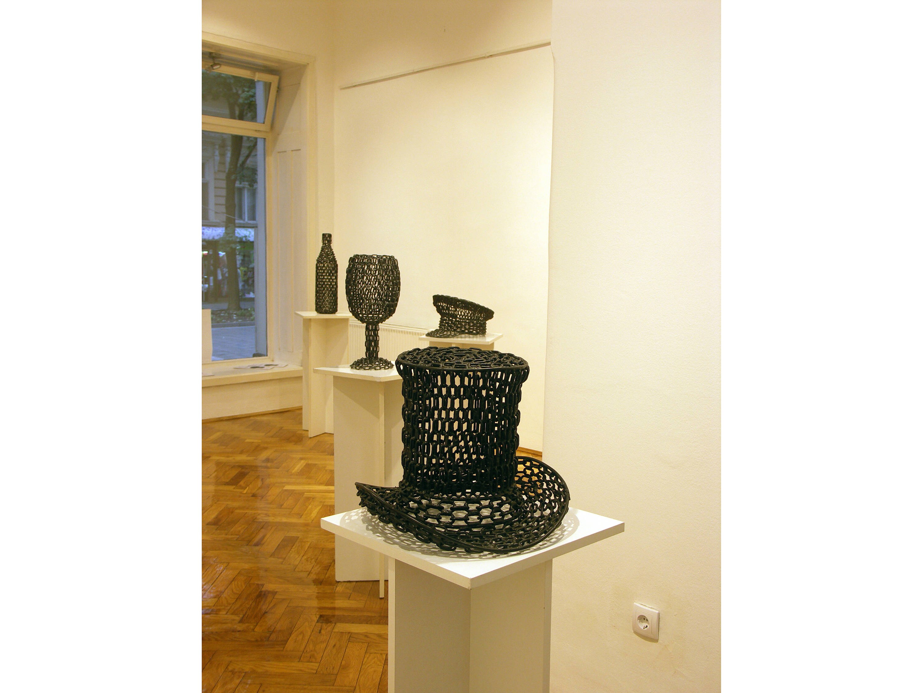 Original Modern Sculpture Cylinder Hat Fashion Art Top Hat Metal ...