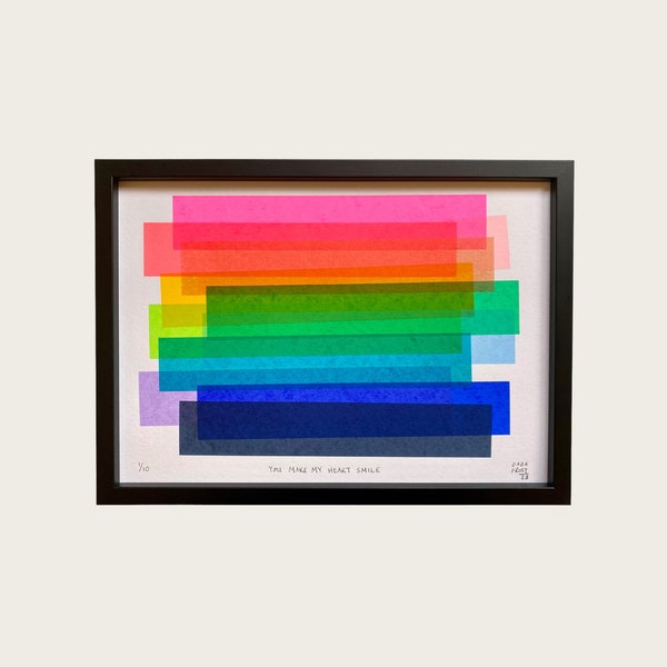Screenprint Neon - Etsy