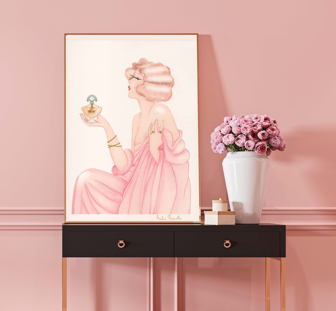 Parfum Limited Edition Artprint Madame Dabi Shalimar Vintage Perfume ...
