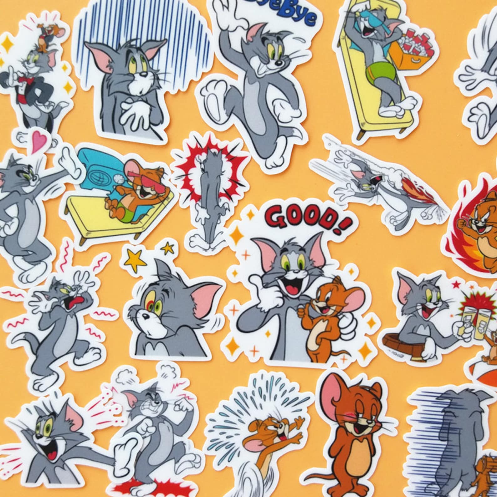 40 Pcs Tom and Jerry Sticker Pack/Anime Stickers/Decorative | Etsy