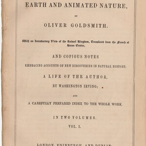 1856 Rare Antique Original Dogs Hounds Print History of Earth and ...