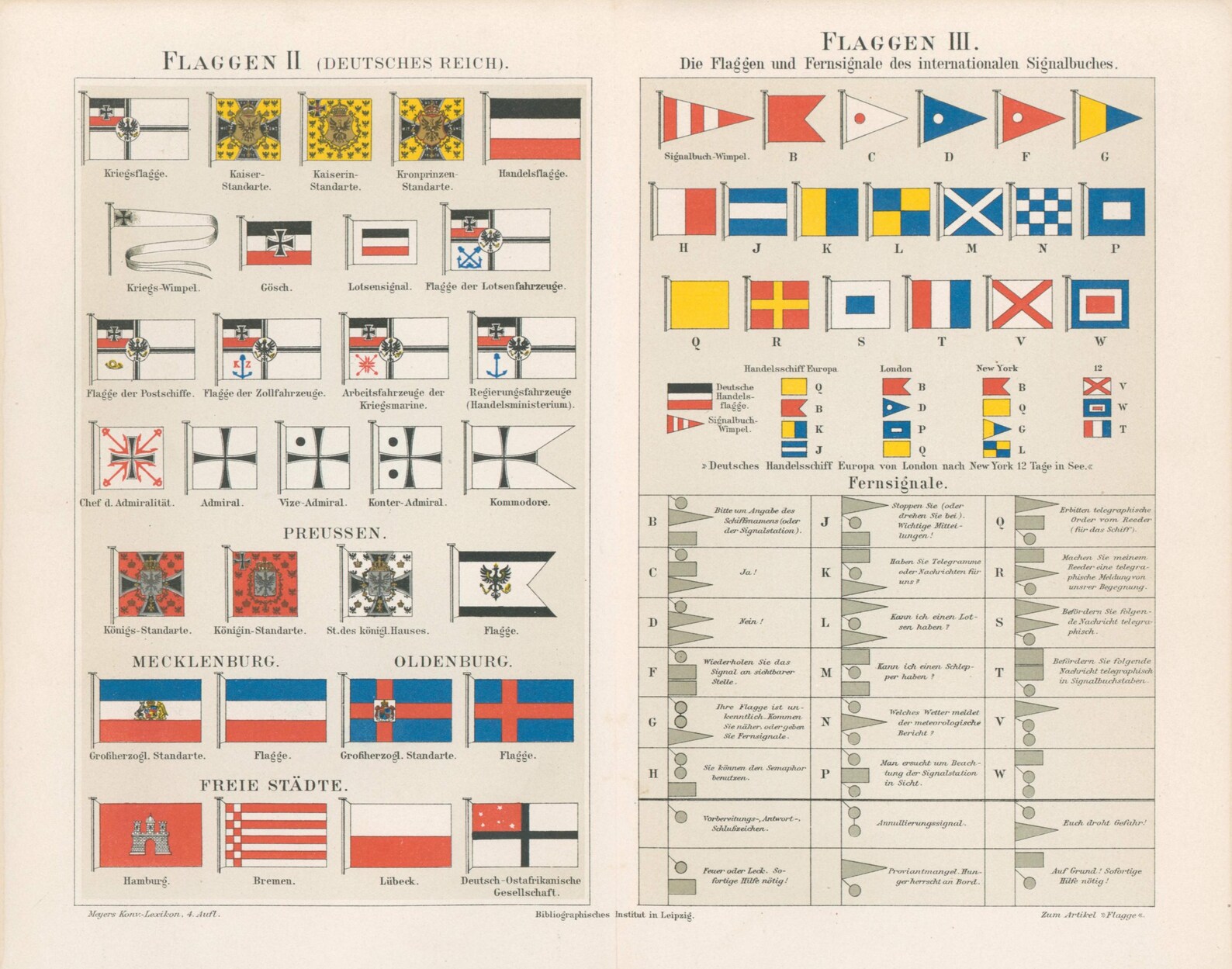 Antique 1900s German Flags Military Geography Extinct German ...