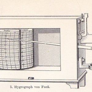 Antique 1901 Seismograph Seismometer Earthquake Meter German | Etsy