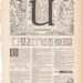 Original French Alphabet Letter U Lithograph From LAROUSSE Nouveau ...