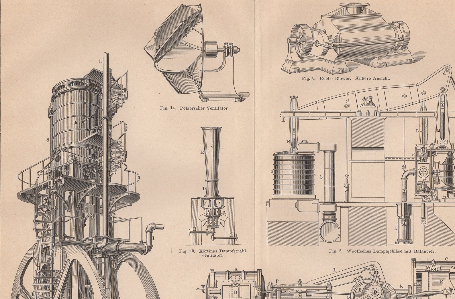 Antique 1900s Engineering Machine Steam Industrial Revolution Piston ...
