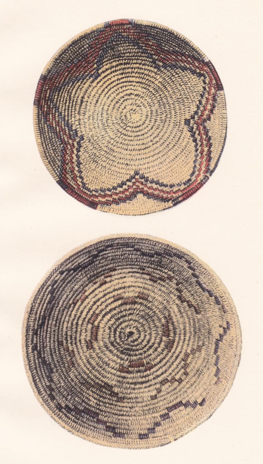 Antique 1902 Native American Indians Basket Weaving Bead Work - Etsy