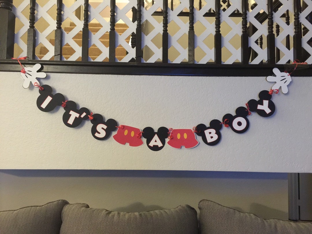 Mickey Mouse Banner - Etsy
