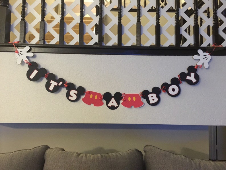 Mickey Mouse Banner - Etsy
