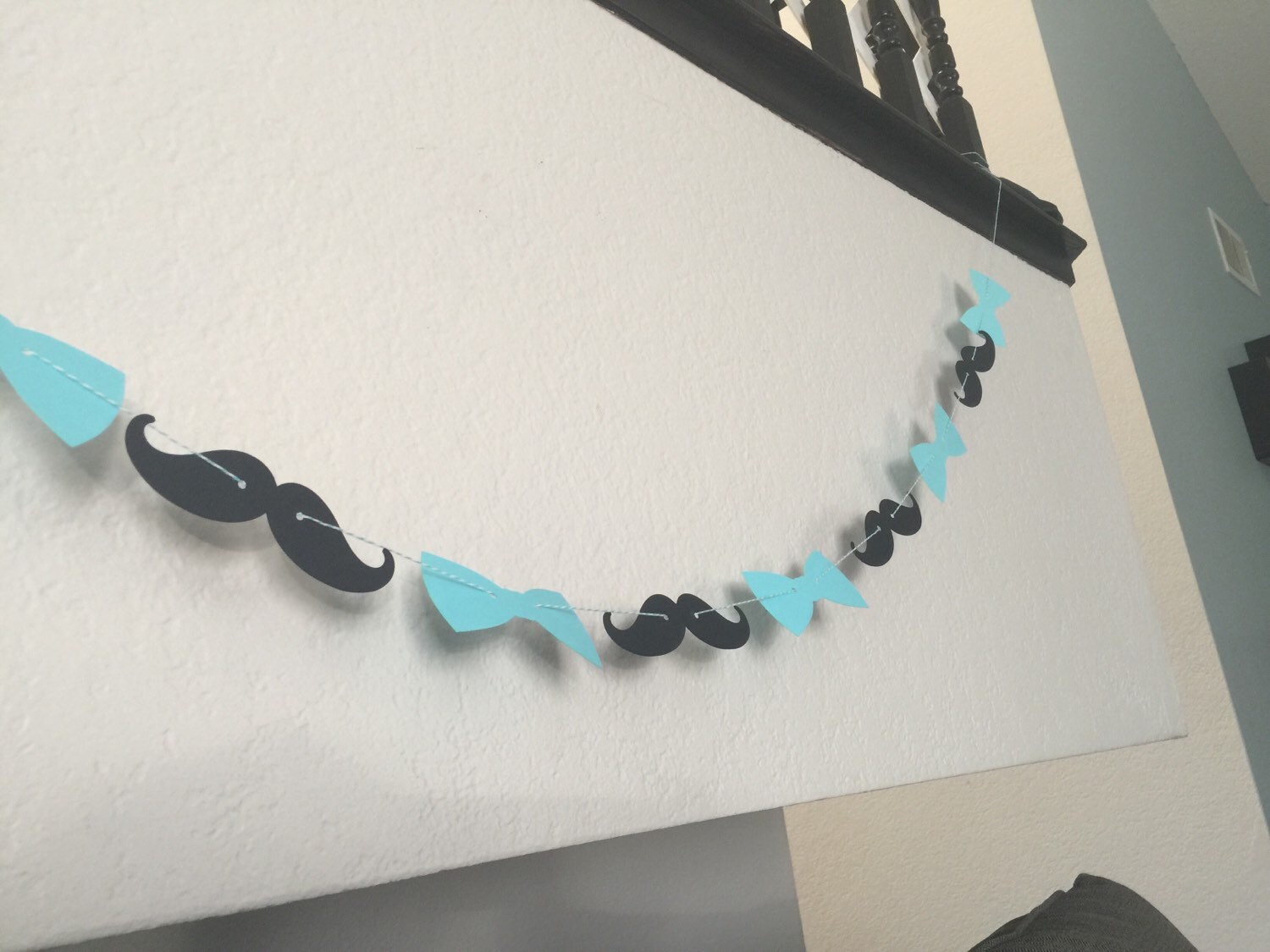 Mustache and Bow Tie Banner - Etsy