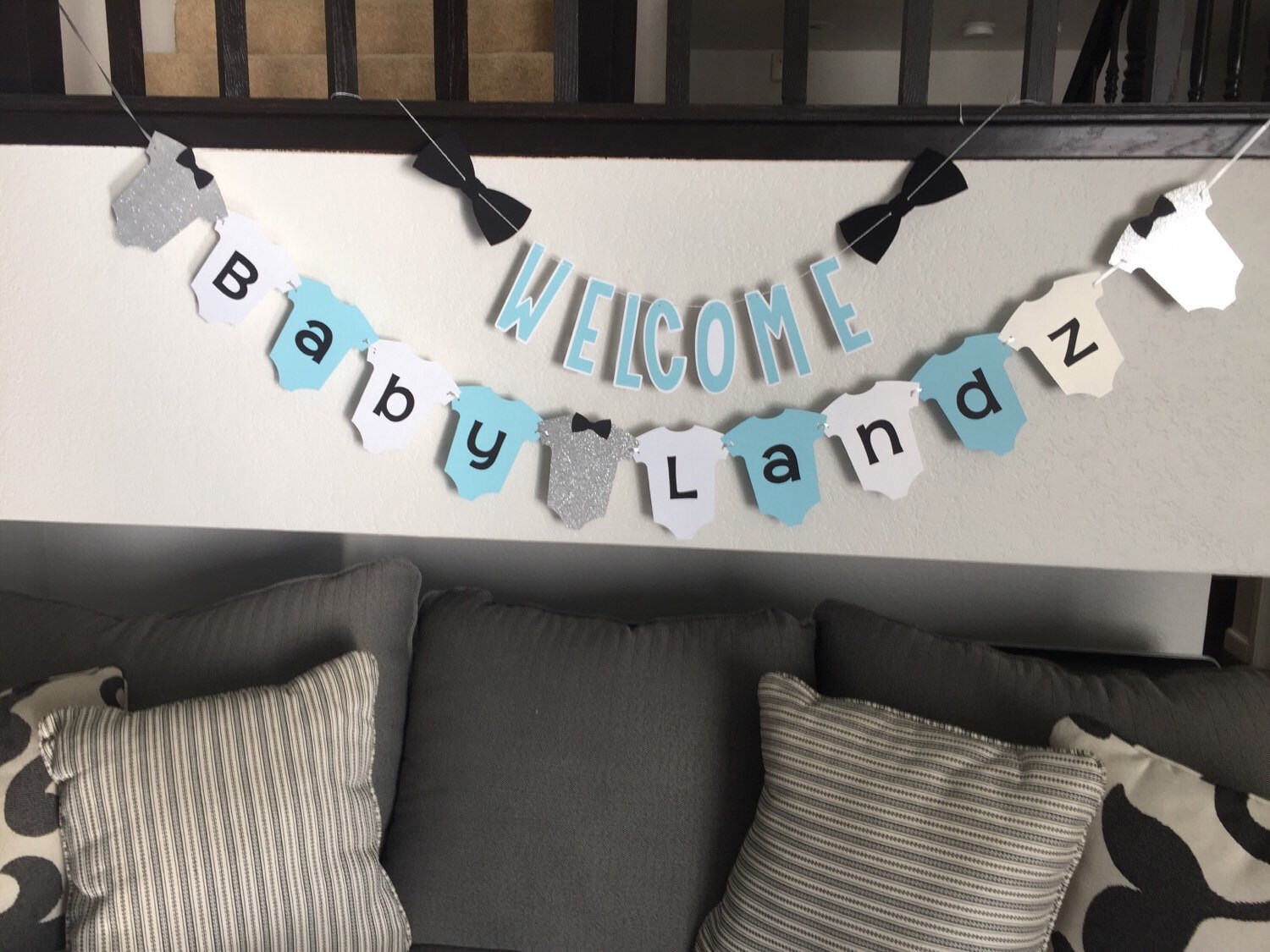 Onesie Baby Shower Banner - Etsy