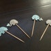 Elephants Cupcake Toppers - Etsy