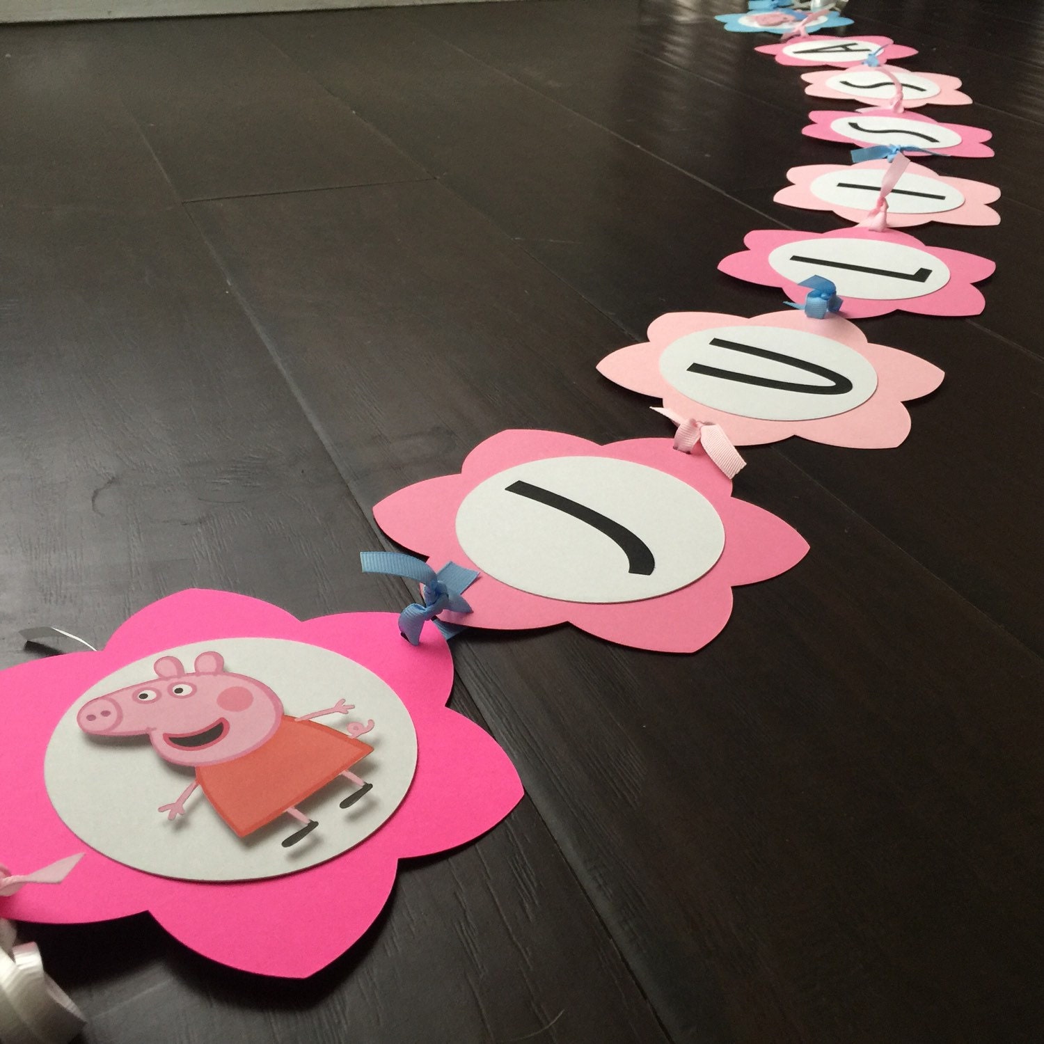 Peppa Pig Banner - Etsy