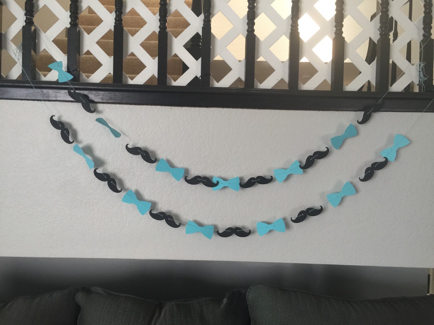 Mustache and Bow Tie Banner - Etsy