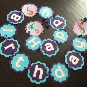 The Little Mermaid Banner - Etsy