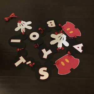 Mickey Mouse Banner - Etsy