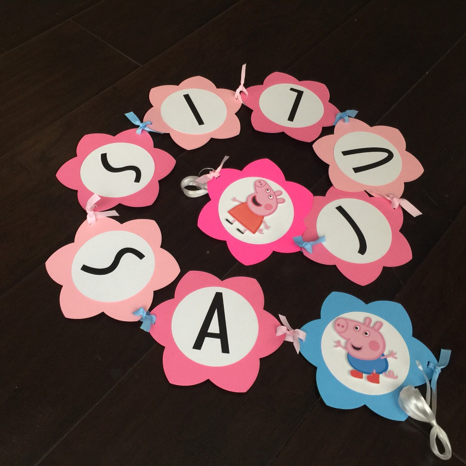 Peppa pig banner | Etsy