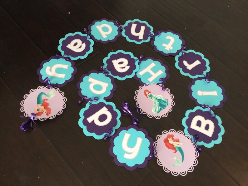 The Little Mermaid Banner - Etsy