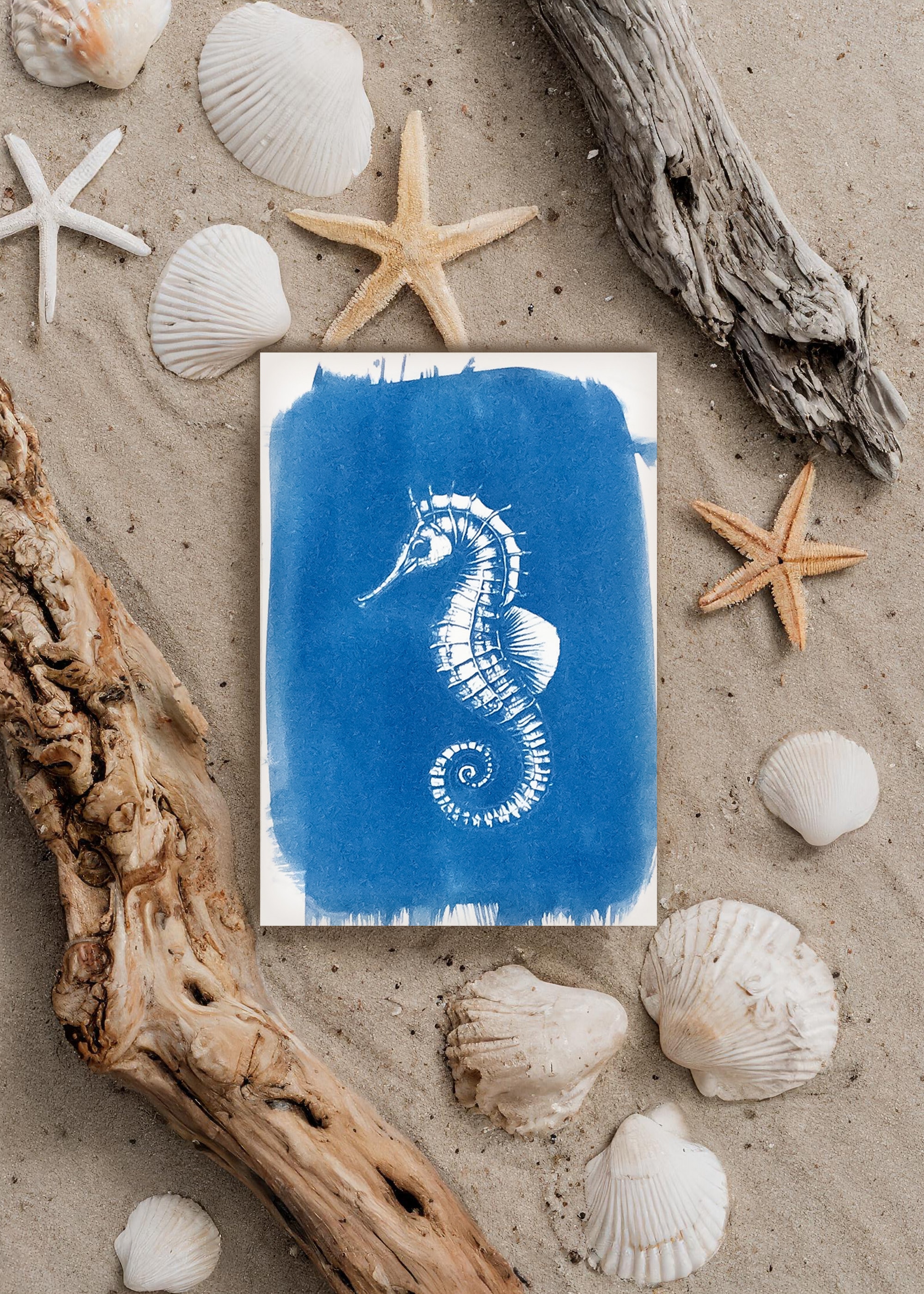 Just Stencils, Cyanotype Stencils, Marine Life Stencils Kit, DIY Art ...