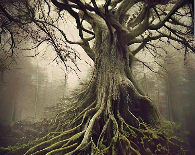 As Above so Below: Ancient Tree Fine Art Photograph Pagan - Etsy