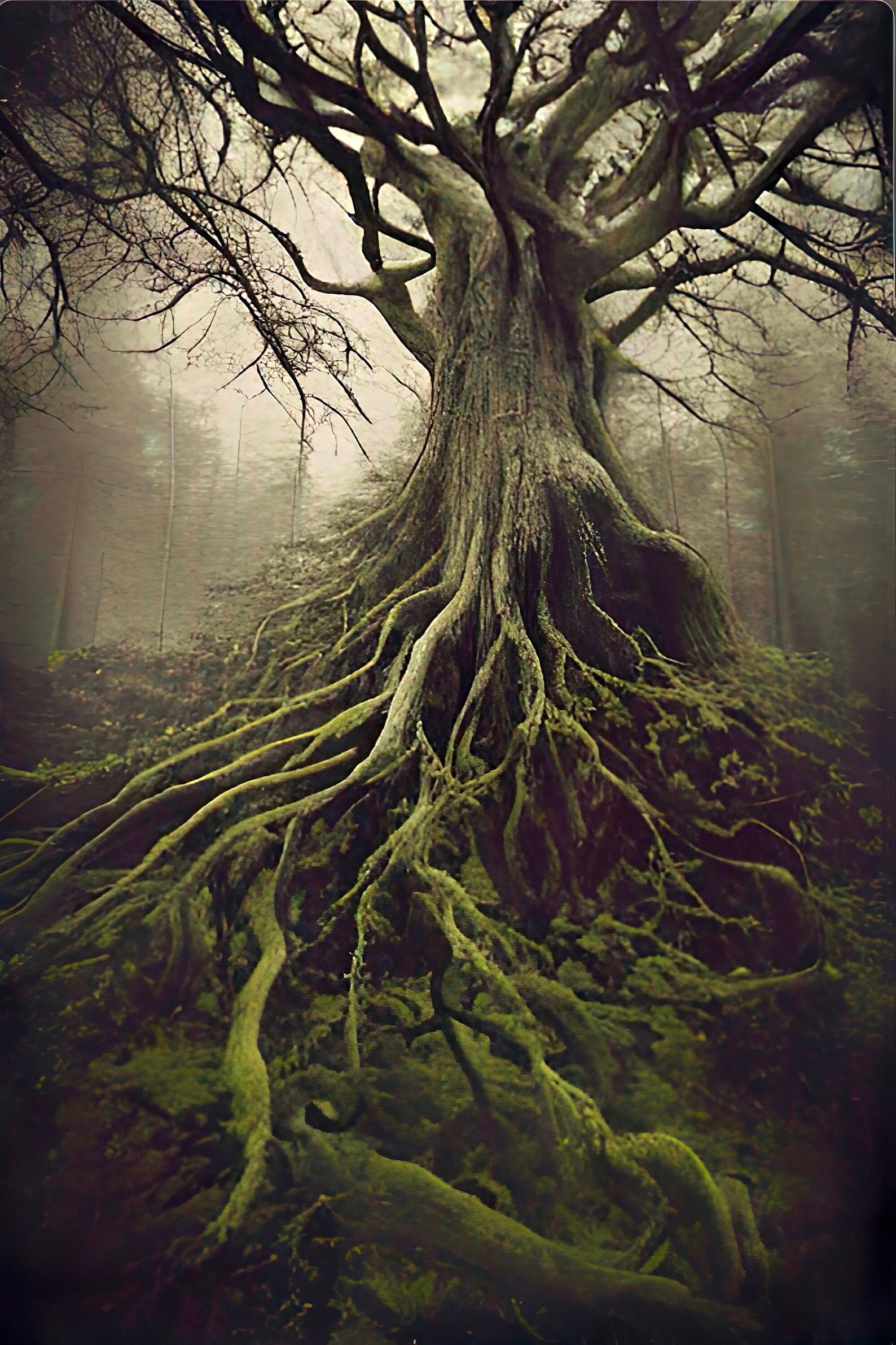Downloadable Art Ancient Tree | as Above so Below | Pagan Art ...