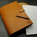 Leather Notes Cover Leather Notebook A4 9x124 In Notebook - Etsy