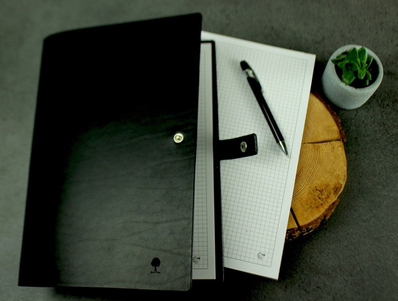Leather Notes Cover Leather Notebook A4 9x124 In Notebook - Etsy