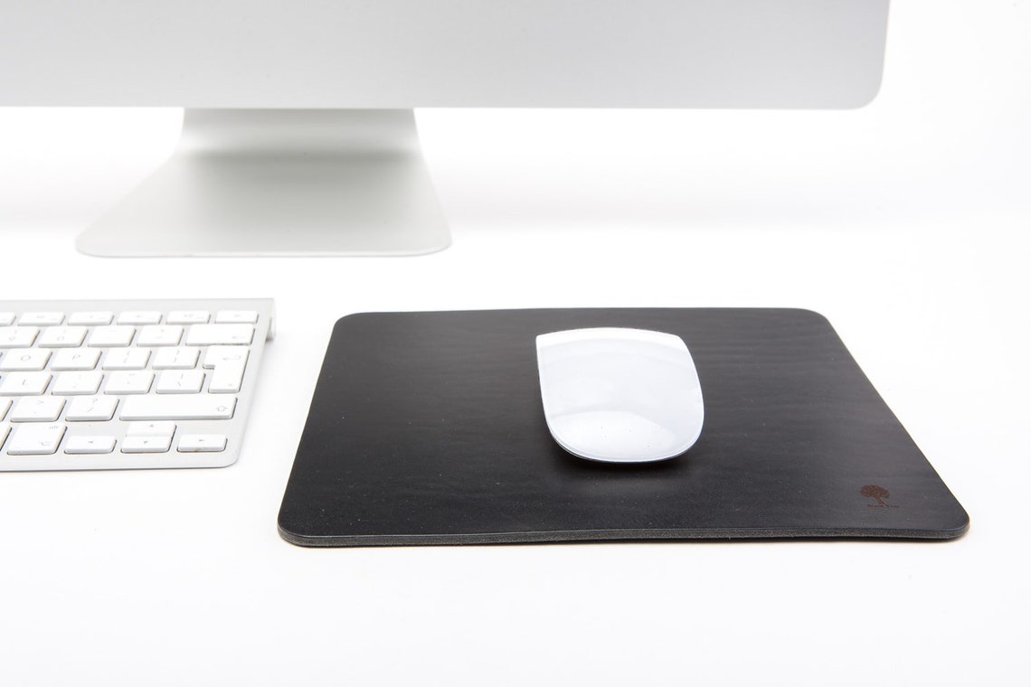 Leather Mouse Pad Leather Mouse Mat Leather Mousepad | Etsy