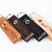 Leather Key Fob - Mountains, Hiking Lover Gift, Mountain Keychain - Etsy