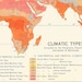 Rainfall and Climate Map World Isobars 1960 Weather World Map for Home ...