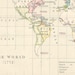 Colonial Era 1772 World Map Antique Maps Published 1914 Gift Historical ...