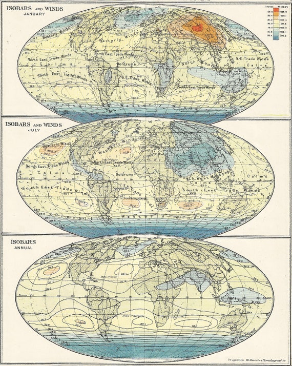 World Map The Doldrums