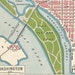 Antique Washington DC City Map 1800s Home Decor Vintage Prints Colour ...